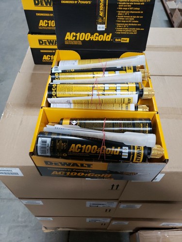 DEWALT POWERS AC100+GOLD ACRYLIC CONCRETE EPOXY 8478SD QUICKSHOT 9.5 oz ...