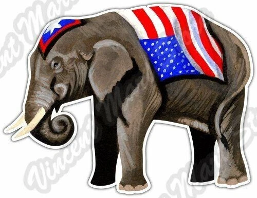 Republican Bumper Stickers Elephant