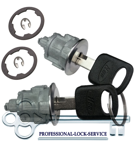 Ford Ranger 1997-2011 Door Lock Key Cylinder Pair Tumbler Barrel Chrome ...