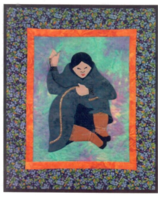2005 Mini Quilt Pattern Eskimo Alaskan "Party Kuspuk Wall Hanging 22 ...