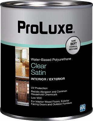 Proluxe PLX259/04 Polyurethane, Satin, Interior & Exterior, Water-Base ...