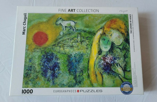 Eurographics Marc Chagall Les Amoureux De Vence Puzzle (1000 Piece) for ...