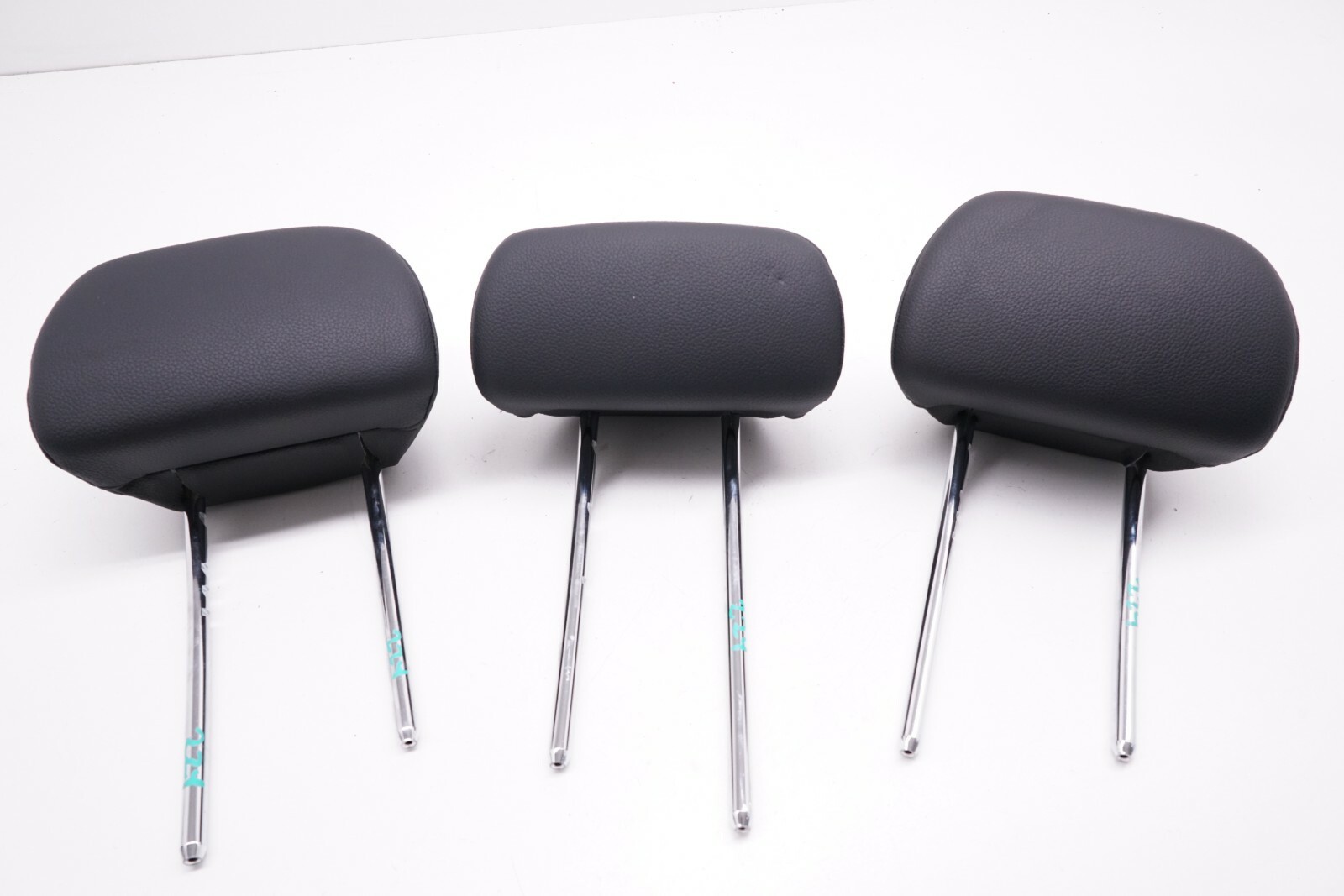 2008-2014 Mercedes W204 C300 Rear Seat Headrest Head Rest 3-Set Black ...