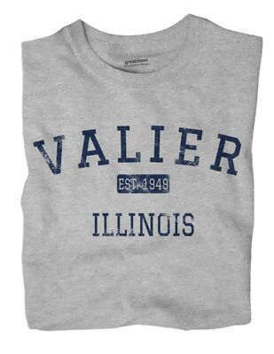 Valier Illinois IL T-Shirt EST | eBay