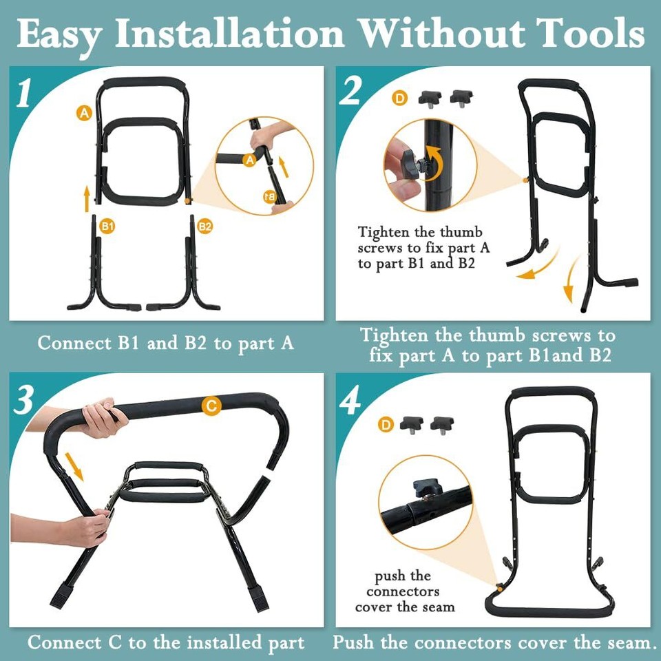 Chair Lift Assist Devices For Seniors Bed Side Rails For Elderly Adults ...