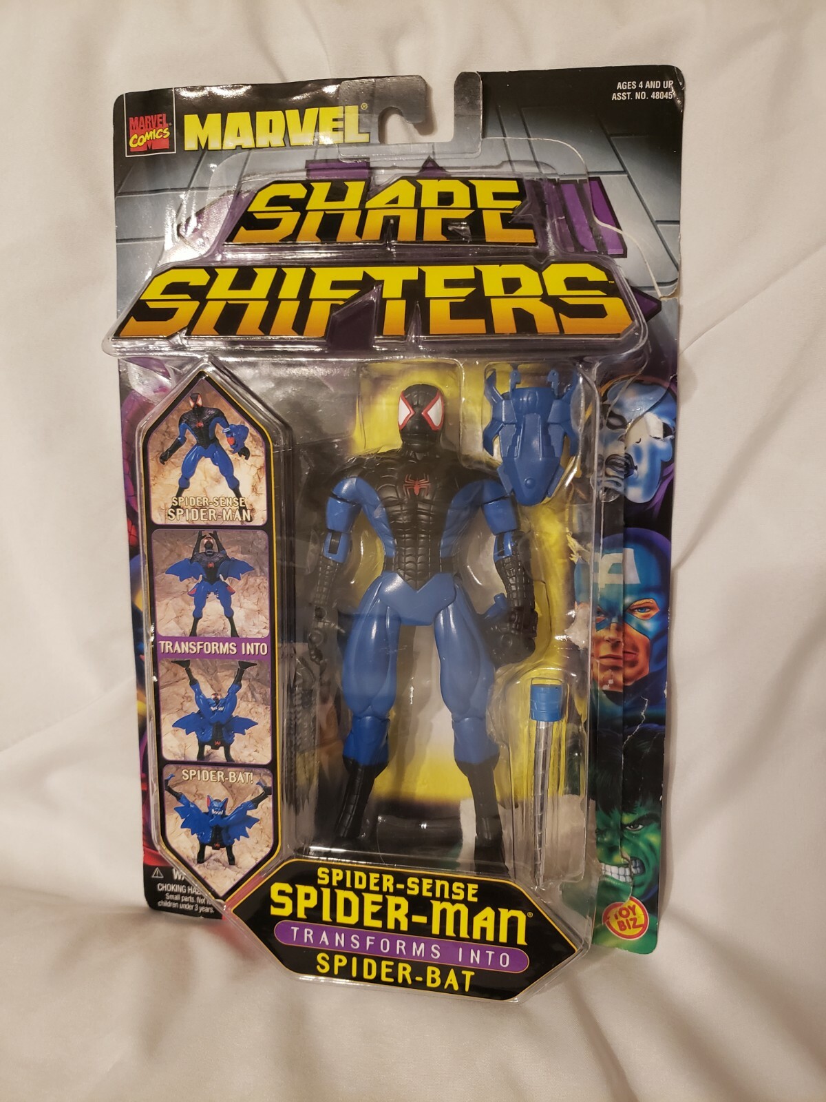 Marvel Shape Shifters Spider-Sense Spider-Man Figure Transform to ...