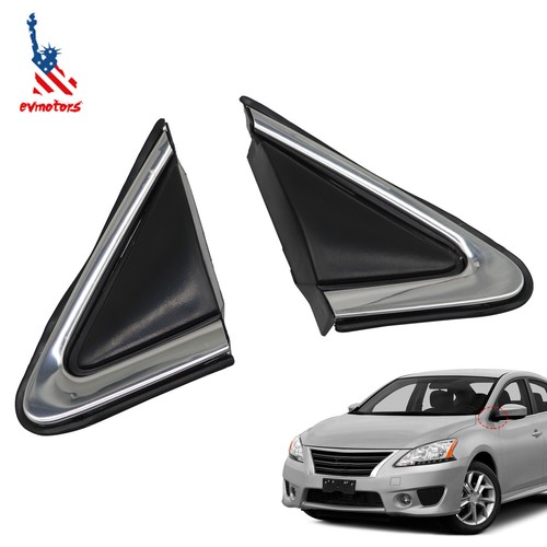 Front LH+RH Fender Trim /Mirror Finisher For 2013-2019 Nissan Sentra ...