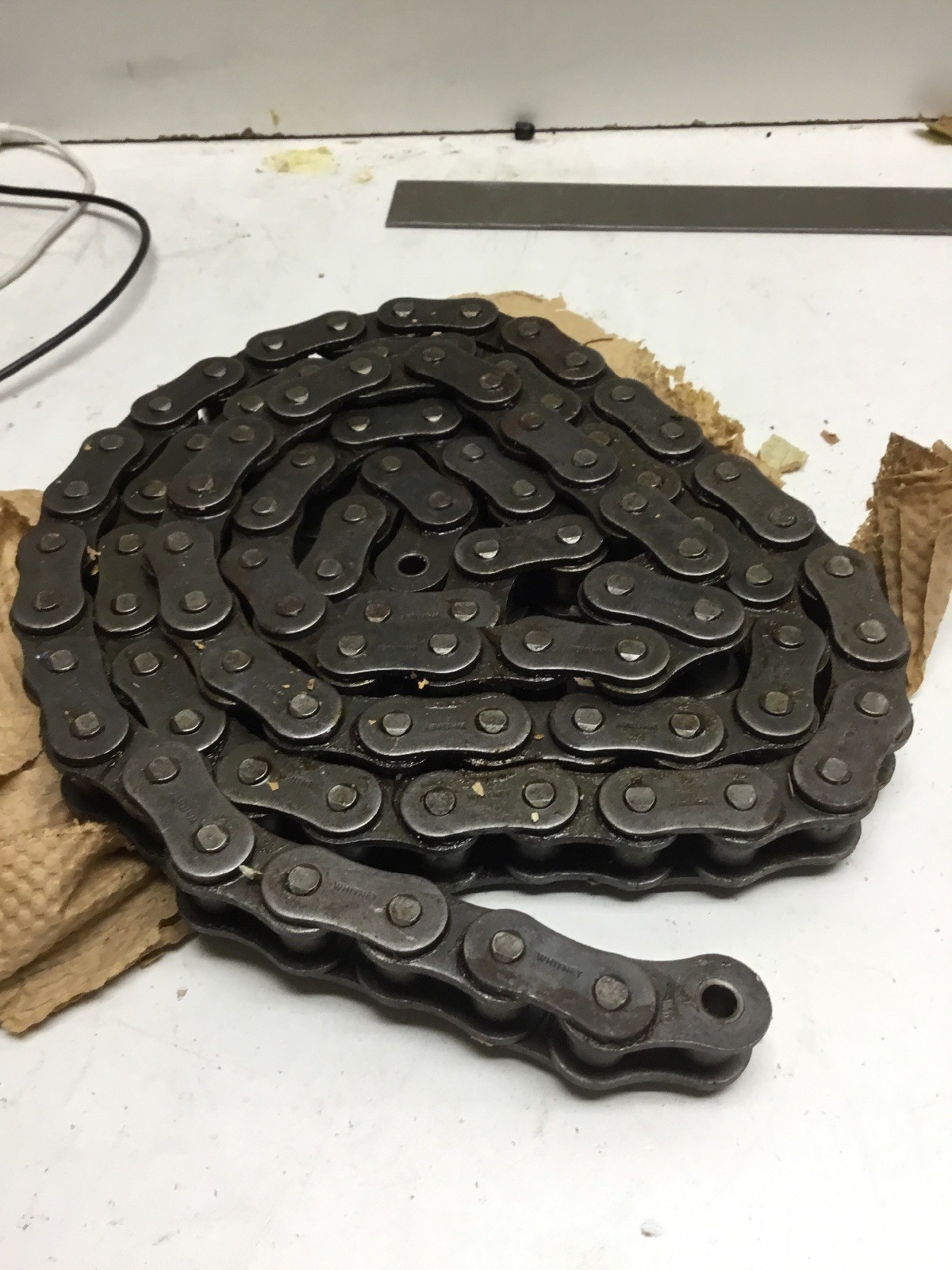 Industrial Whitney 80 Precision Roller Chain 7 1/2 ft X 1-1/4" Pitch | eBay
