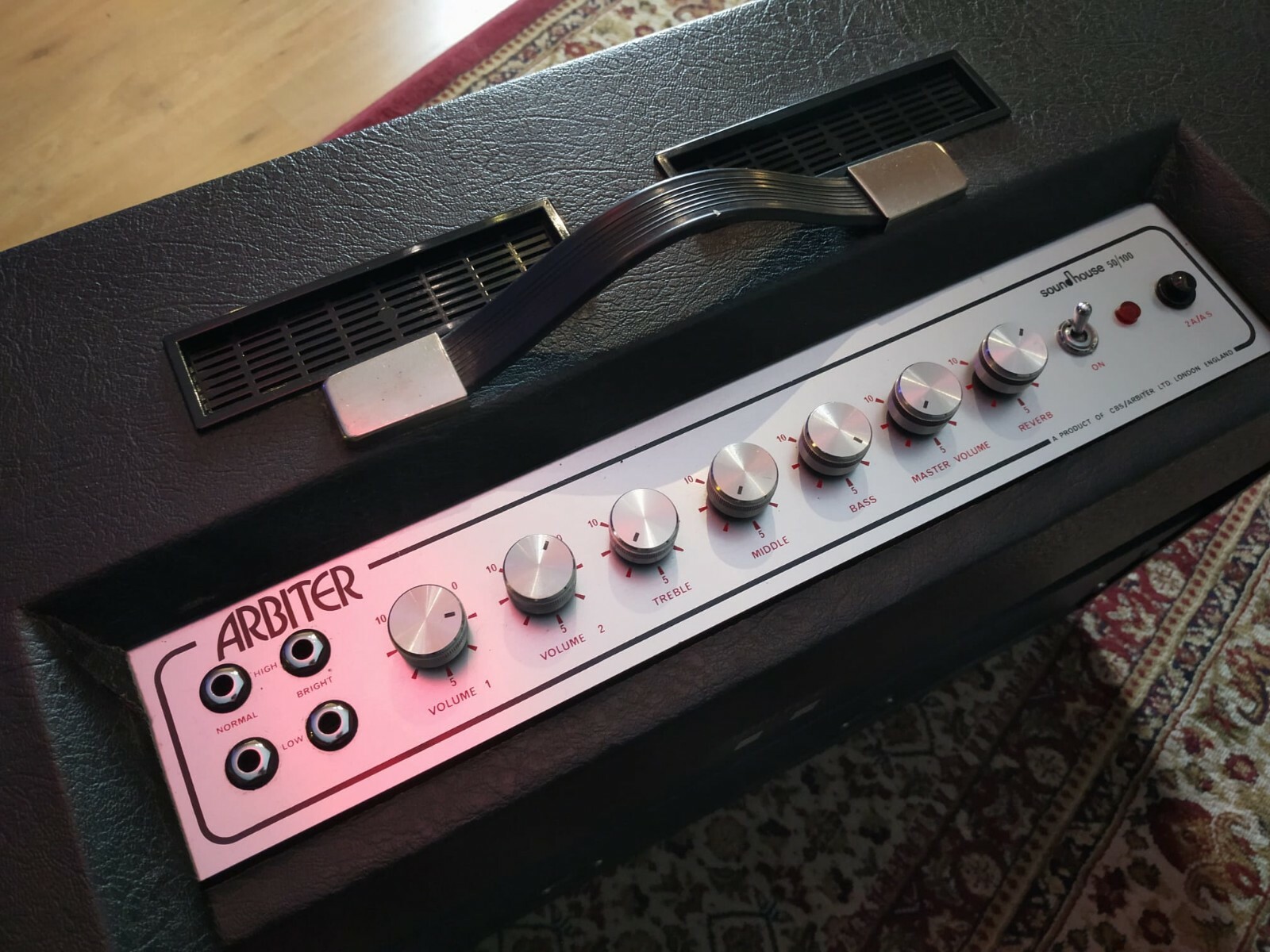 Dallas Arbiter (Soundcity) Soundhouse 50/100 – 1970s Guitar Amplifier ...