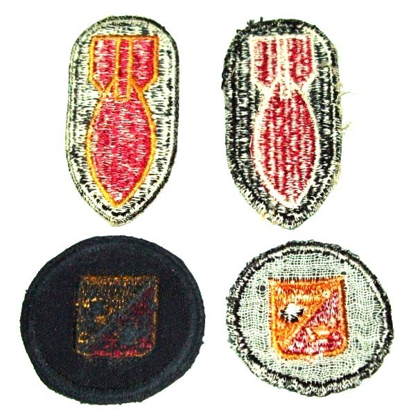ORIGINAL CUT-EDGE WW2 BOMB DISPOSAL & ORDNANCE OCS PATCHES LOT (ONE ...