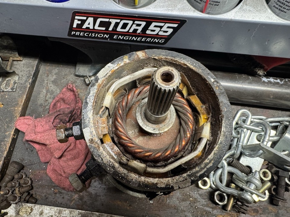 Warn Xp9.5 Winch Motor For Parts Untested | eBay