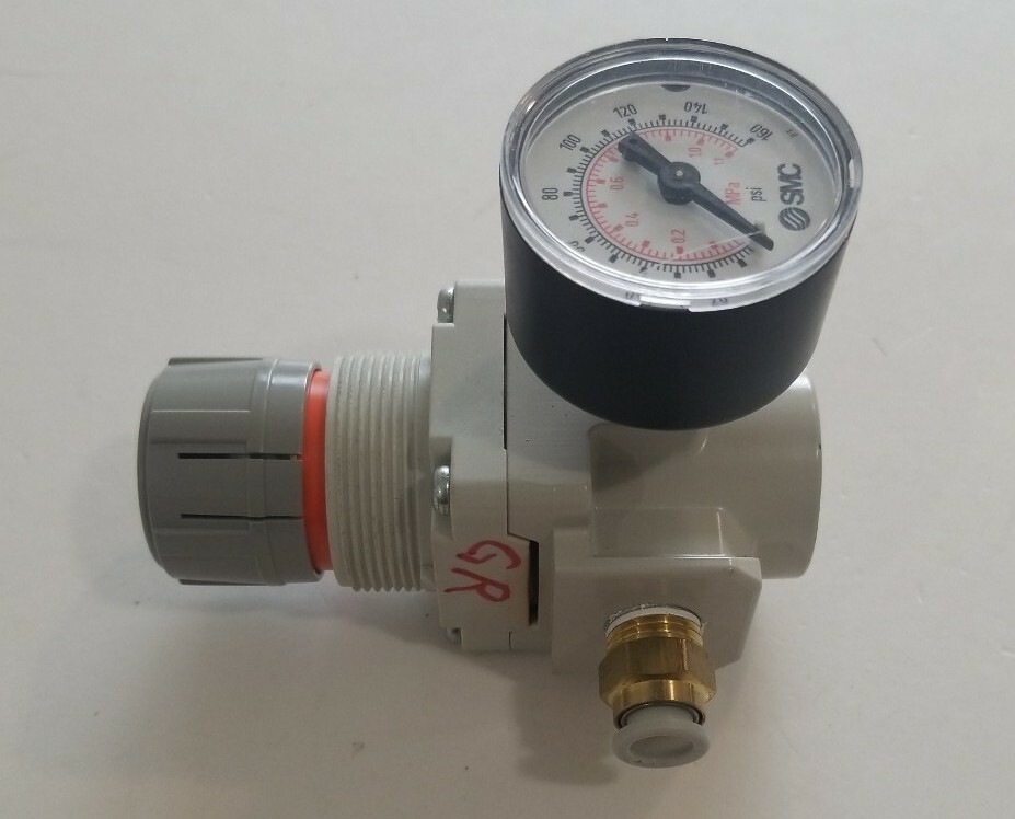 *PREOWNED* SMC AR25-02B-A REGULATOR WITH SMC GAUGE + FAST SHIPPING! | eBay