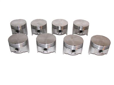 8 Pistons & Rings 65 66 67 Oldsmobile Cutlass 442 F85 400 V8 NEW 1965 ...