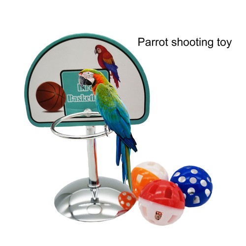 1 Set Bird Playing Toy with Bell Ball Exercise Pet Bird Parrot ...
