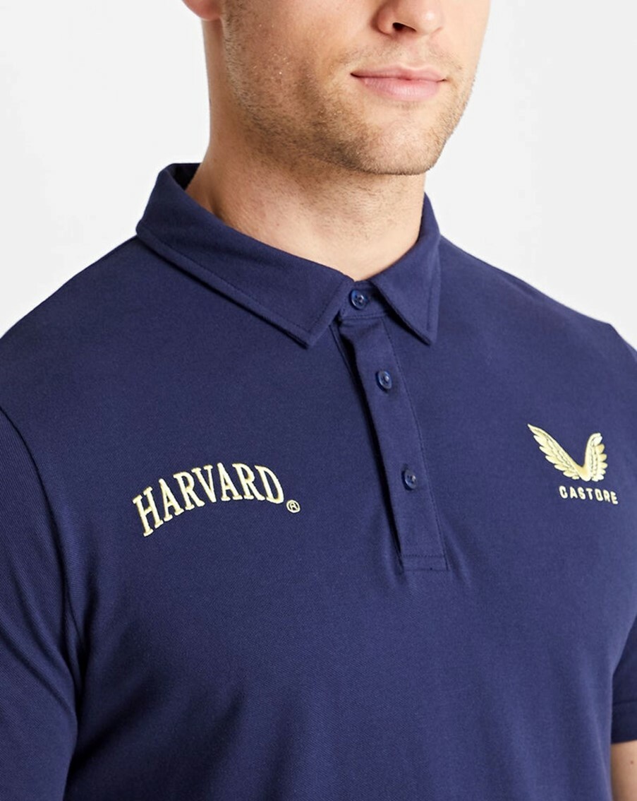 Castore x Navy Harvard Polo Shirt | New w/Tags | Authentic & Top ...