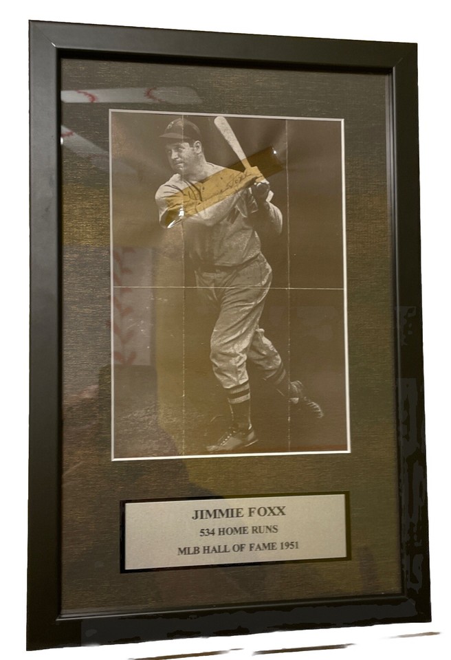 JIMMIE FOXX Autographed Signed 9X6.25 Magazine Photo Baseball HOF JSA ...