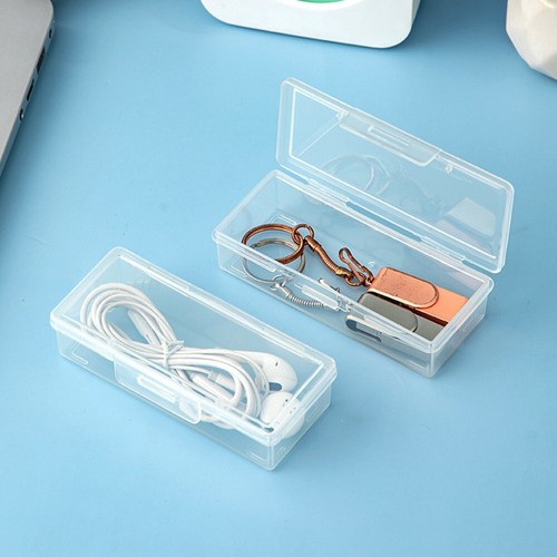 Large Capacity Charging Cable Sorting Box Transparent Wire Trimmer Home ...