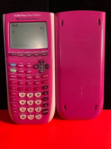 Texas Instruments Ti-84 Plus Silver Edition Graphing Calculator Pink (B ...