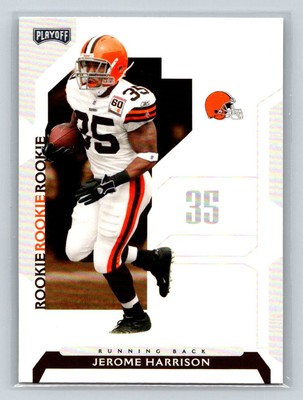 2006 Playoff NFL Playoffs #122 Jerome Harrison Cleveland Browns Rookie ...