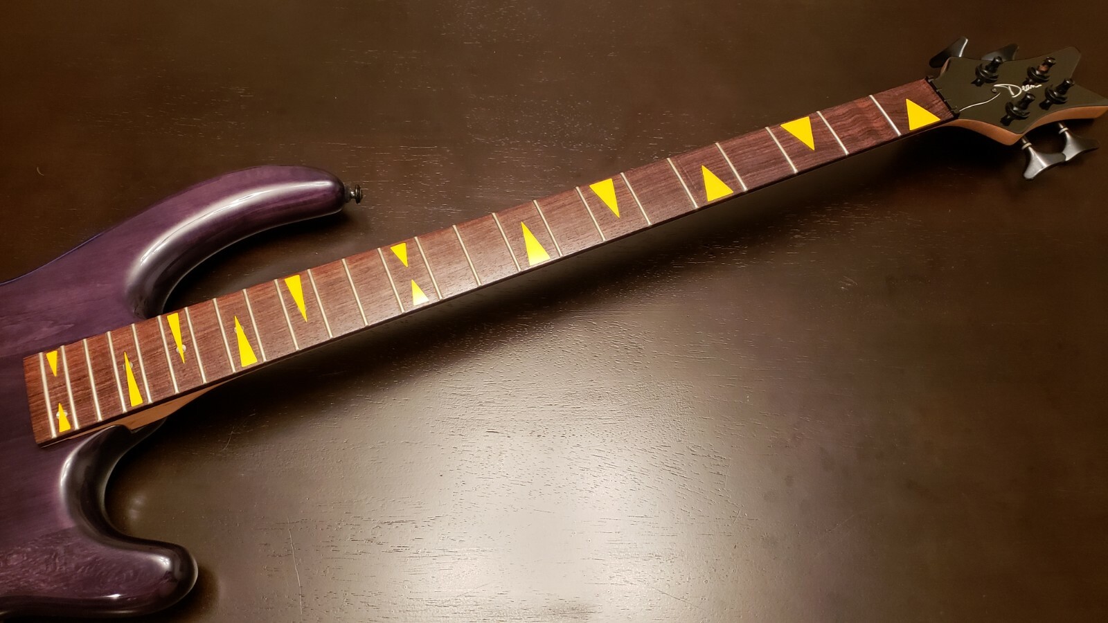 Triangles Design #2 Bass Guitar Fretboard Markers Vinyl Decals Inlays ...