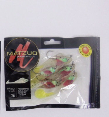 Matzuo Prism Shad Salt Water PPR Chart Tail Prerigged | eBay