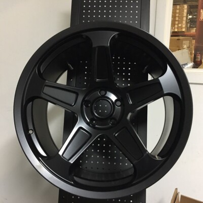 22" HELLCAT SRT DEMON STYLE SATIN BLACK WHEELS RIMS FITS 5X115 DODGE ...