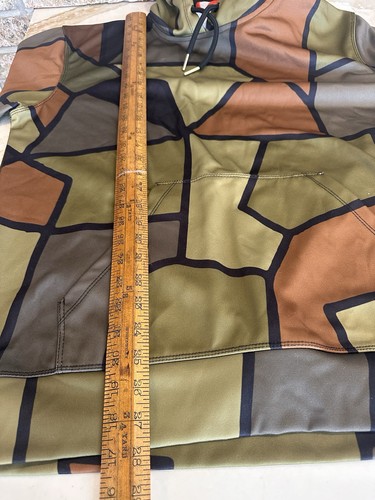 OAF Nation Hoodie Green WW1 Turtle Shell Camo Pullover Medium Military ...