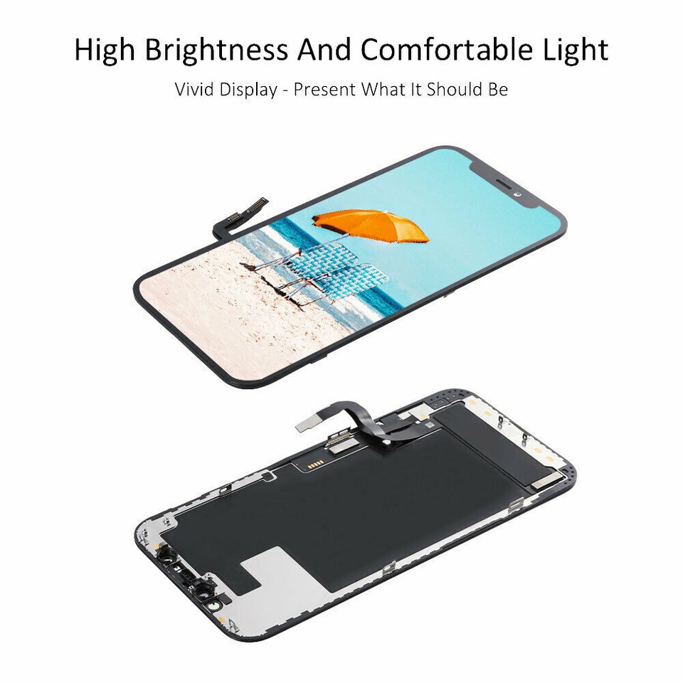 For iPhone Max 11 12 13 14 15 Pro OLED LCD Display Touch Screen Replacement Lot | eBay