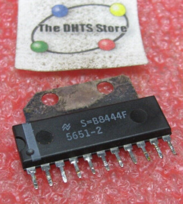 5651-2 National Semiconductor 154225 RCA Replacement Part SIP IC - Used ...