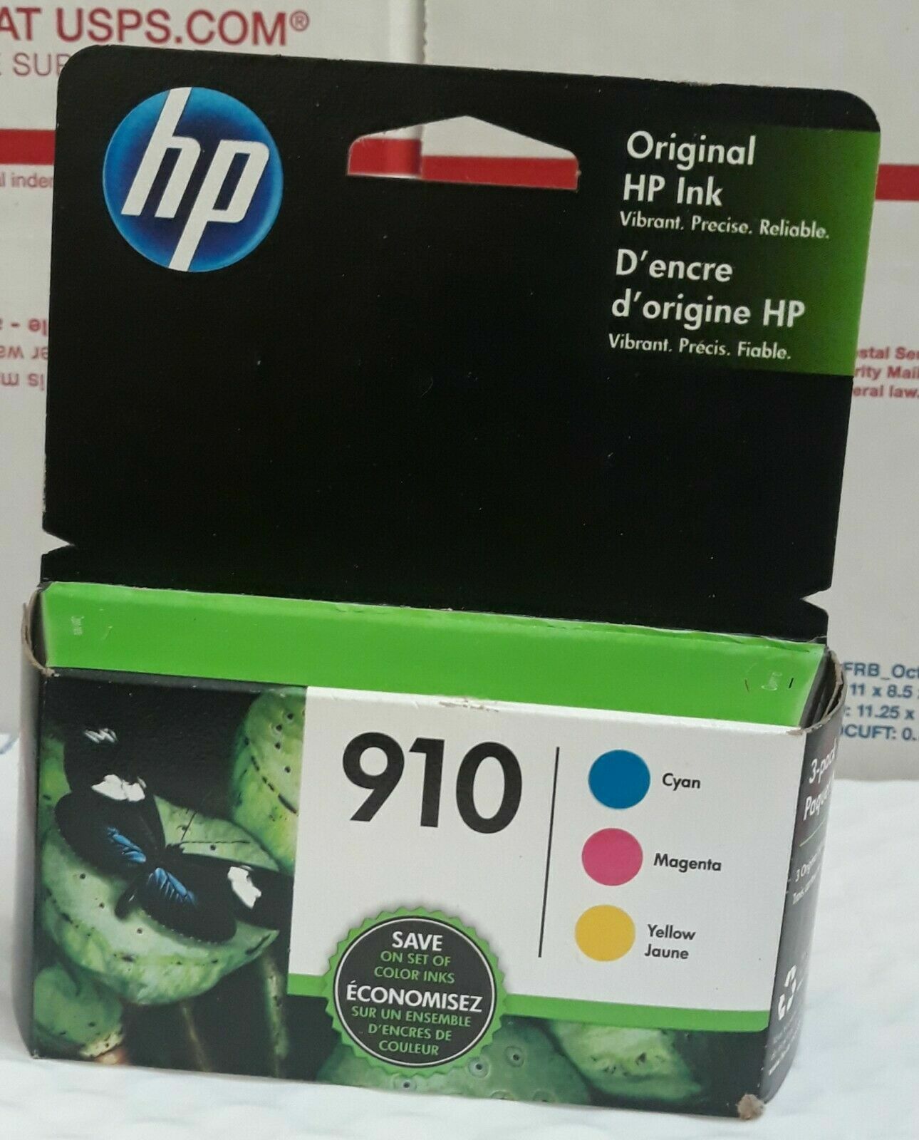 Genuine HP 910 Ink Cartridge Combo-C/M/Y-for HP8022 8028 Printer-3PK ...