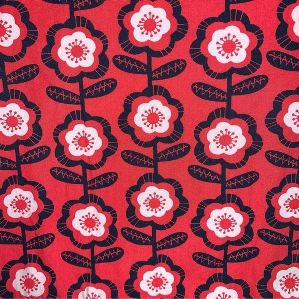 Old Navy Red Floral Navy Blue Dress Girl’s 4T Christmas Daisy Mod Retro ...
