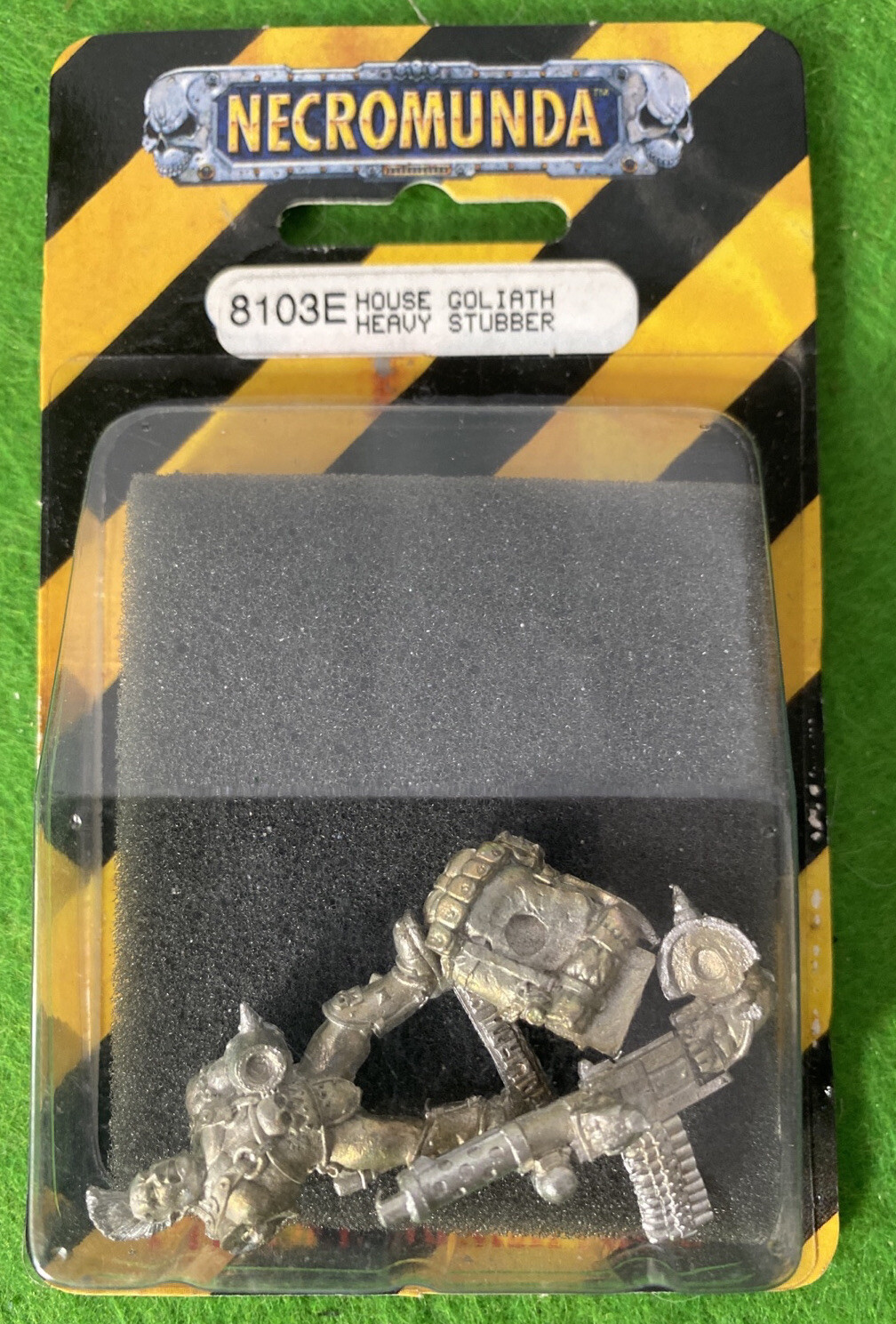 Necromunda Miniatures ~ House Goliath HEAVY STUBBER #8103E 32mm Pewter ...