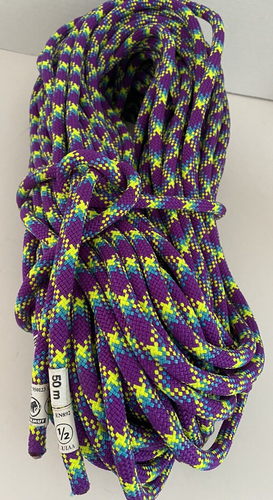 Climbing Rope Mammut 50m 1/2 Purple, Blue, Green Pre-Own never used | eBay