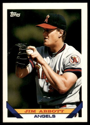 1993 Topps #780 Jim Abbott California Angels | eBay