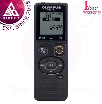 Olympus VN541PC 4GB Digital Voice Recorder with Micro-USB Cable│WMA ...