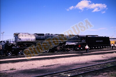 Vtg 1963 Train Slide 4023 UP Union Pacific Steam Engine X7D159 | eBay