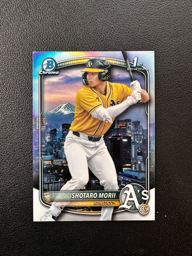 2025 Bowman Chrome #BCP-170 Shotaro Morii 1st Internation Refractor SSP ...