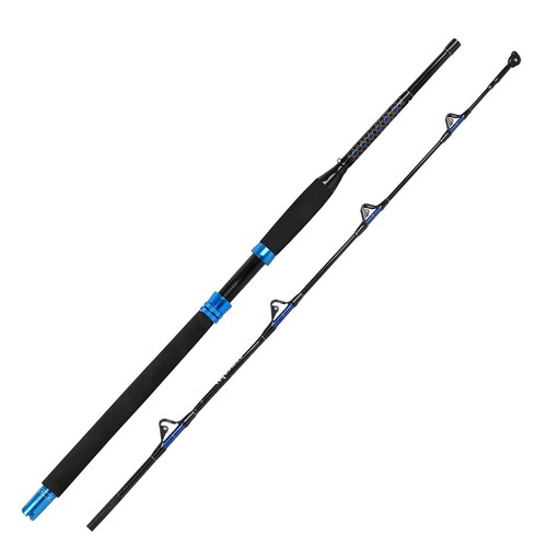 Bent Butt Fishing Rod 2-Piece Saltwater Offshore Trolling Rod Big Game ...