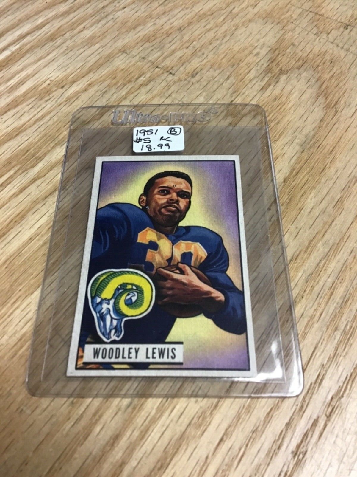 1951 Bowman Football Card #5 Woodley Lewis Rookie Card | eBay