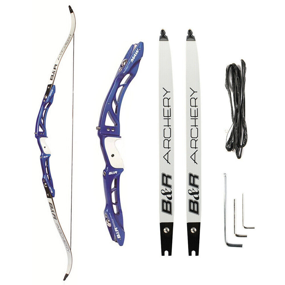 ILF 68" Recurve Bow 25" Riser Archery 20-40lbs Aluminum Target Bow ...