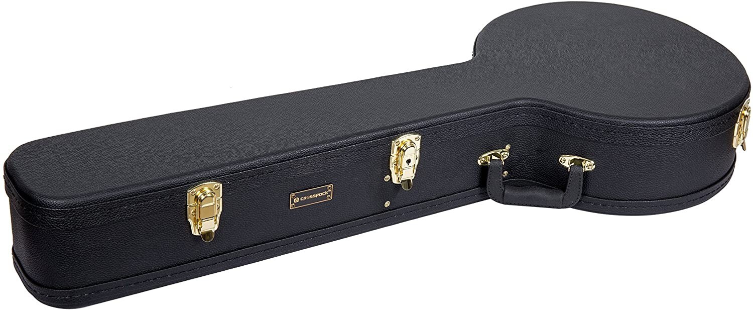 Crossrock Banjo Case, 5 String Resonator Banjo Box,Vintage Bluegrass ...