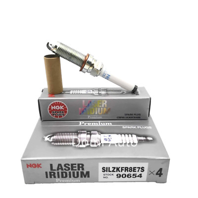 4Pcs Pre-Gapped Genuine Spark Plugs NGK Laser Iridium Resistor ...