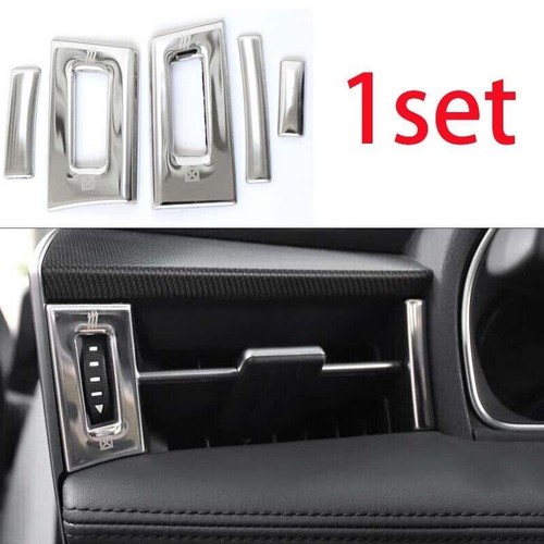 Console L&R Air Outlet Vent Trim Chrome 5pcs For Toyota Avalon 2019 ...