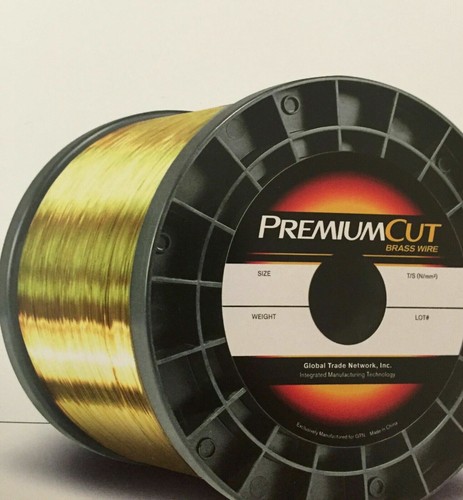 EDM Wire PremiumCut Brass Wire .01" dia 13.2 lbs (6 kg) P5, BOX OF 4 ...