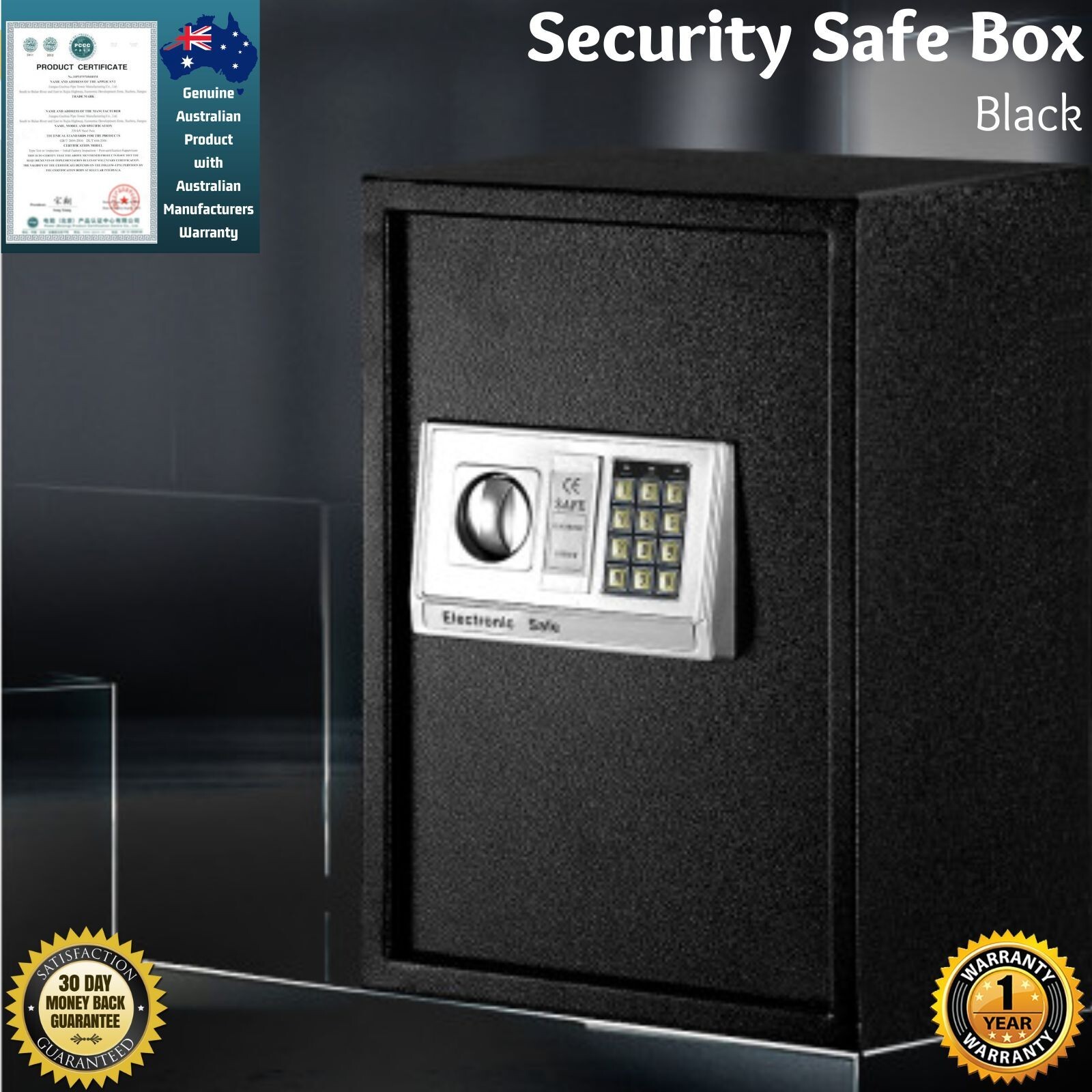 UL-TECH Electronic Safe Digital Security Box 50cm Jewelry Home Deposit ...