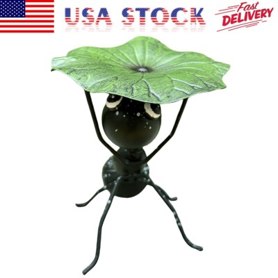 Iron Ant Figurine Statue Patio Sculpture Insect Home Office Table Decor ...