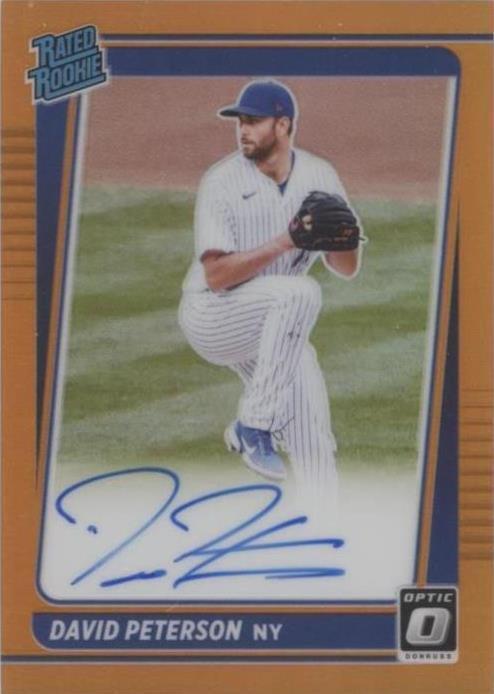 2021 Panini Donruss Optic - Rated Rookie Signatures David Peterson #RRS ...