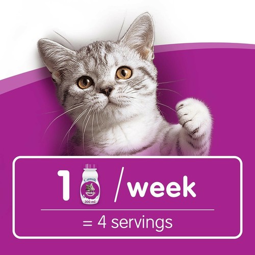 15 x 200ml Whiskas Adult Cat Milk Bottles Low Lactose Cat Treat No ...