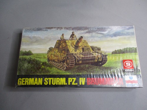 AH905 ESCI WWII GERMAN STURM. PZ. IV BRUMMBAR 8065 1/72 DIORAMA ...