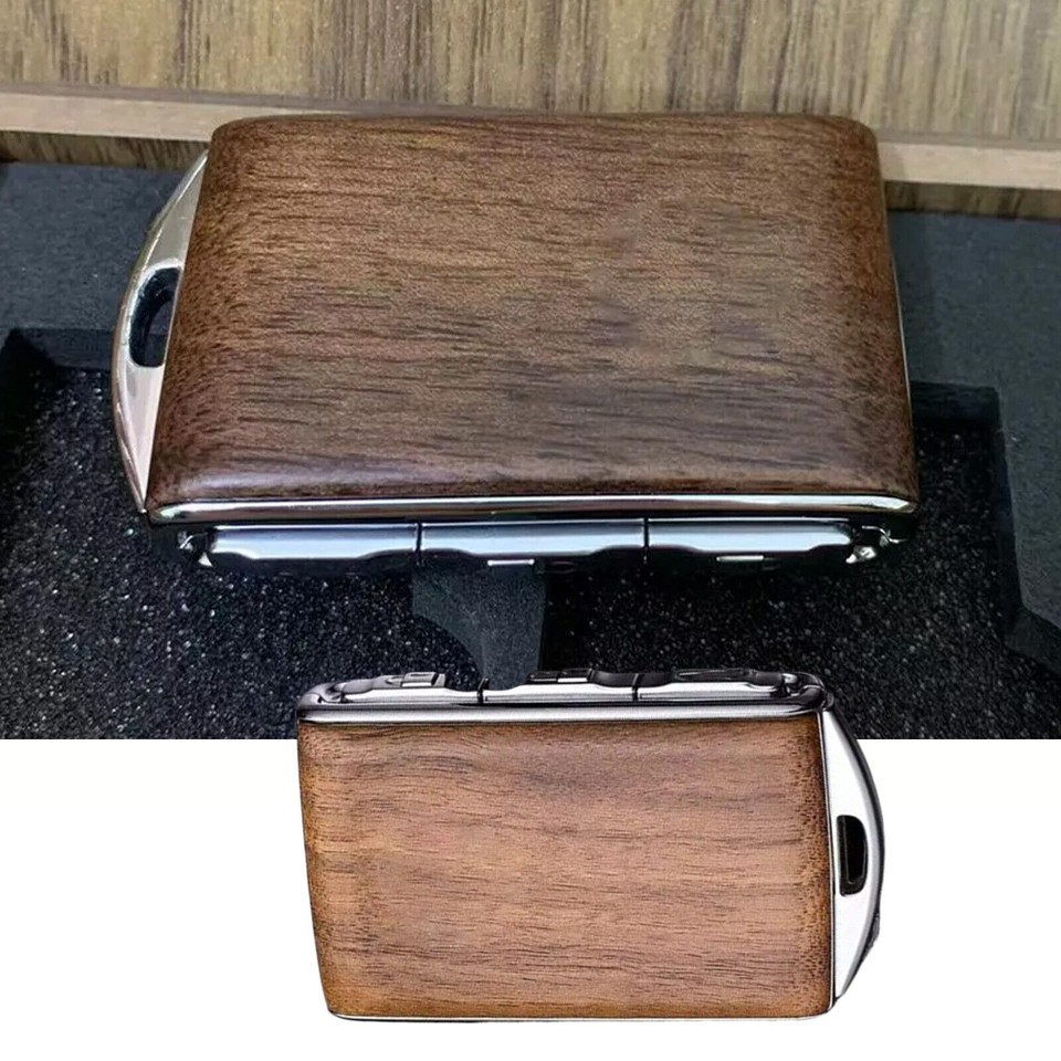 Key Wooden Remote Control Case Fob Shell Cover for Volvo S60 S90 XC40 ...